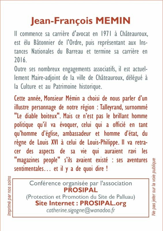 Talleyrand et les femmes - Expositions et conférences - Destination ...